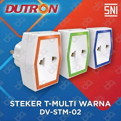 Steker T Multi Warna Dutron Colokan Listrik Warna Dutron Lazada
