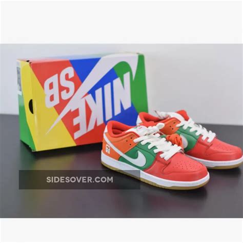 7 Eleven X Nike Sb Dunk Low Orange Green Red 7 Eleven Gum Sidesover