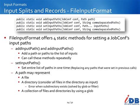 Ppt Oreilly Hadoop The Definitive Guide Ch7 Mapreduce Types And Formats Powerpoint