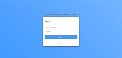 Bus Pass Management System Project Bus Pass System Project