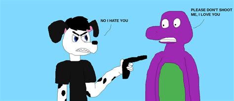 I Hate Barney By Sebashton On Deviantart