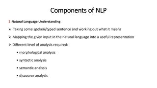 Natural Language Processing NLP PPTX Artificial Intelligence Technology Computing
