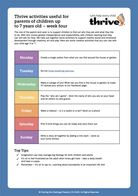 Thrive Activities Park Lane