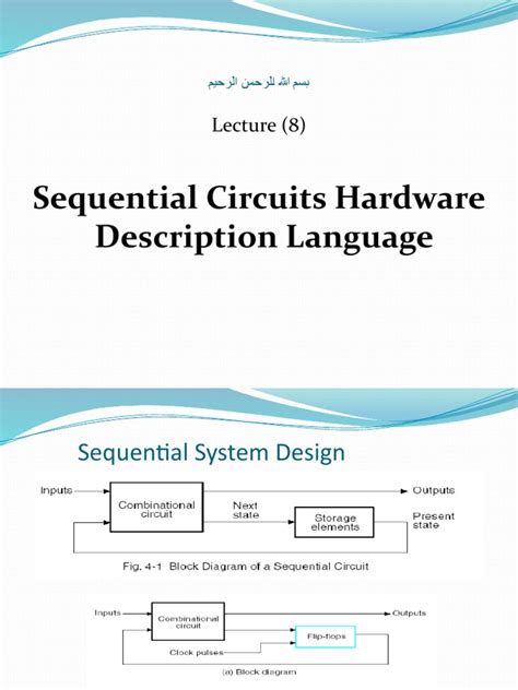 Sequential Circuits Hardware Description Language Lecture Pdf Digital Technology Computer
