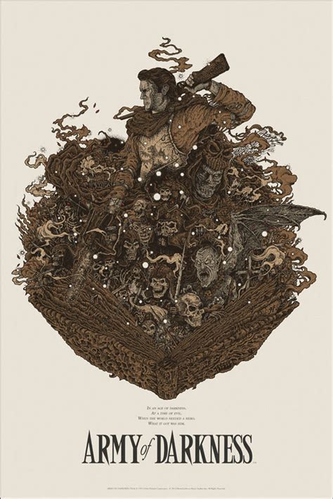 “evil Dead 2” And “army Of Darkness” From Mondo 411posters