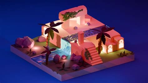 Monisha Mondal On Linkedin Lowpoly Scene 3dmodel 3dart 3d