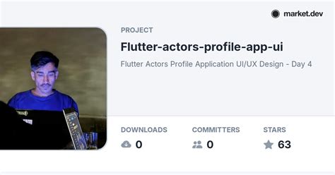 Flutter Actors Profile App Ui Ecosystem Directory Market Dev