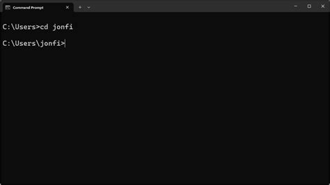 How To Navigate To A Folder In CMD Easily