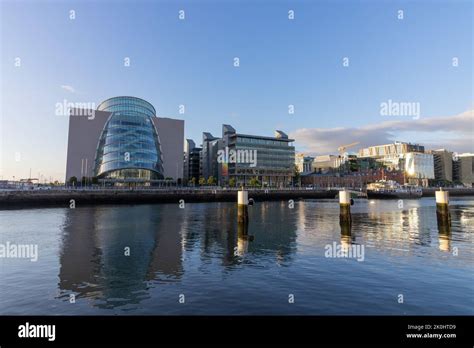 A View Of The Modern Buildings Of Pwc And Convention Center In Front Of
