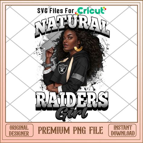 Nfl Natural Raiders Girl Png Las Vegas Raiders Png Nfl Png Svg