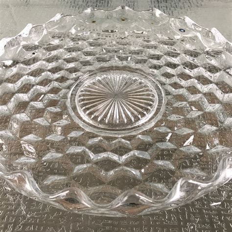 Fostoria Cake Plate Etsy