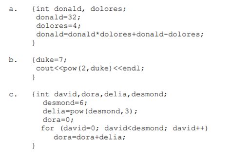 Solved For Each Of The Blocks Of Code Shown Below Indicate Chegg