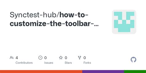 Github Synctest Hubhow To Customize The Toolbar In A Blazor Rich Text Editor Component