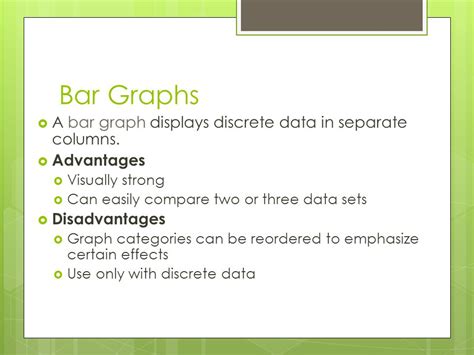 Advantages And Disadvantages Of Bar Graphs And Pie Charts A Visual