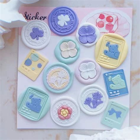 꽃 3d 양각 레트로 왁스 인감 스탬프 씰링 나비 선물 씰링 스탬프 헤드 Scrapbooking 봉투 결혼식 초대장스탬프