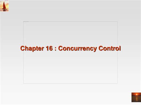 Ppt Chapter 16 Concurrency Control Powerpoint Presentation Free