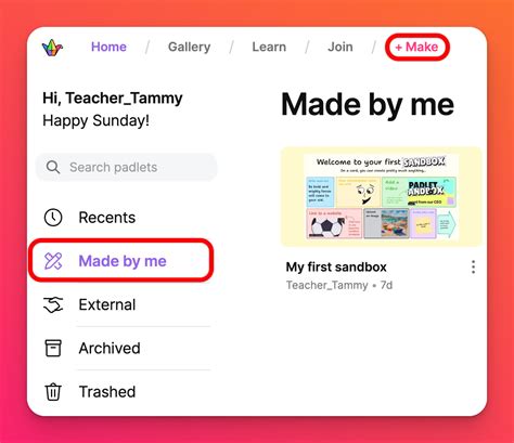 create your own template padlet knowledge base and support