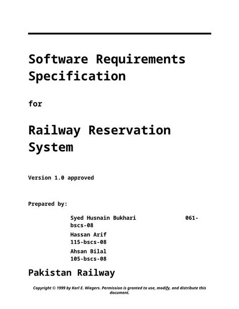 doc ieee software requirements specification template · web viewthis
