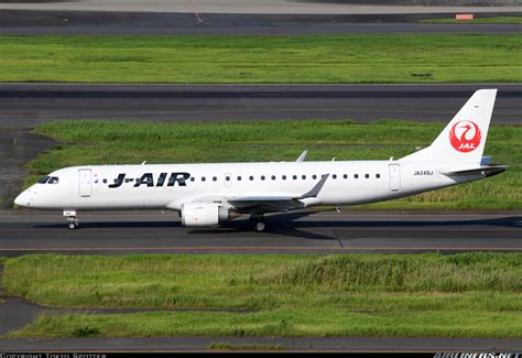 Embraer 190std Erj 190 100std J Air Japan Airlines Jal