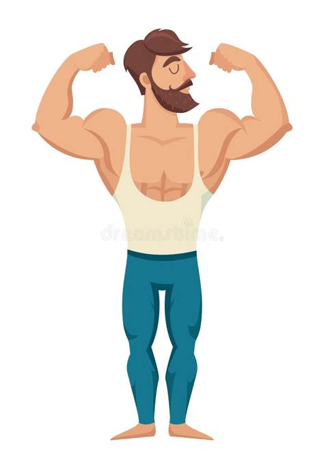 Der Mann Mit Den Muskeln Sexy Bärtiger Muskulöser Schotte In Den Jeans