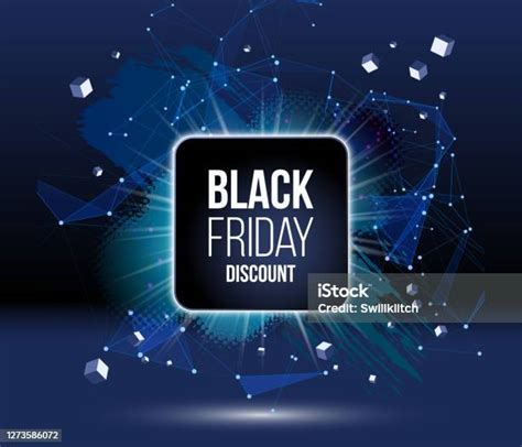 반짝이는 엠블럼 라인 삼각형이 있는 블랙 프라이데이 세일 포스터 또는 배너 11월에 대한 스톡 벡터 아트 및 기타 이미지 11월 가격 개성 개념 Istock