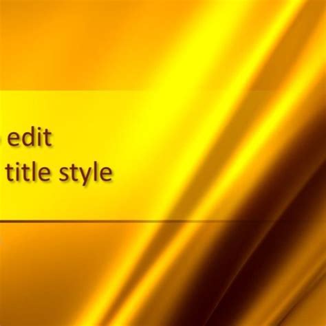 Golden Powerpoint Template