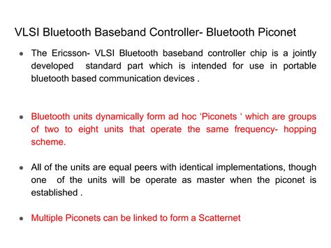 Vlsi Bluetooth Baseband Controllerpptx