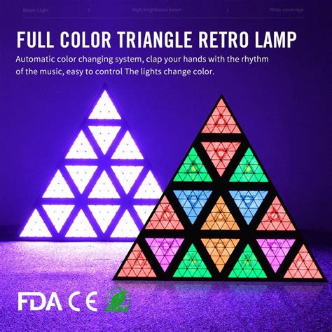 16pcsx30w Rgb Triangular Led Matrix Special Effect Stage Background