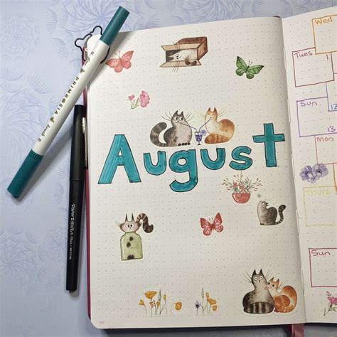 August Bullet Planner Ideas To Inspire You Bullet Planner Ideas