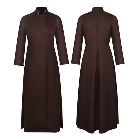 Mens Clergy Robes Minister Choir Robe Medieval Clergy Cassock Preacher