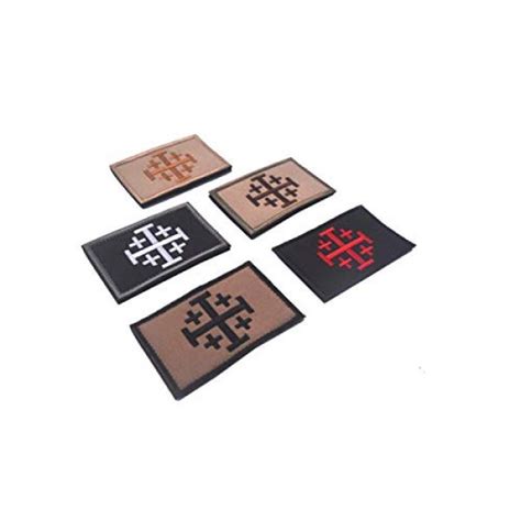 Jerusalem Cross Crusader Tactical Patches Embroidered Military Patch Morale Patches High Speed Bbs Jerusalem Cross Crusader Tactical Patches Embroidered Military Patch Morale Patches High Speed Bbs