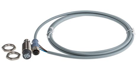 RS PRO M18 X 1 Inductive Proximity Sensor Barrel PNP Output 12 Mm Detection IP68 RS