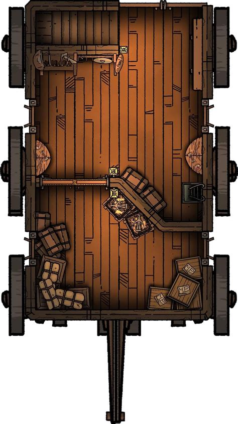 Fantasy Map For Dungeons And Dragons Dnd Carrack Battlemap Wagon