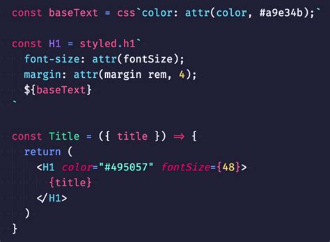 GitHub Tkh44 Babel Plugin Styled Components Attr Use The CSS Attr