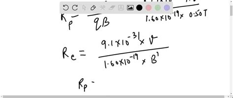Solved A Proton Is Projected Perpendicularly Into A Magnetic Field That