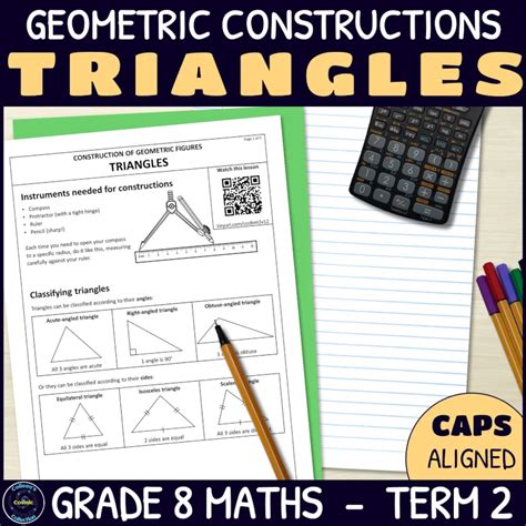 Constructing Triangles Grade 8 Maths Term 2 Lesson 12 Caps Colleen