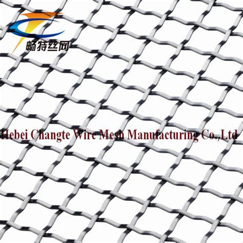 High Carbon Steel Flat Top Woven Wire Mesh With Hook Stainless Steel