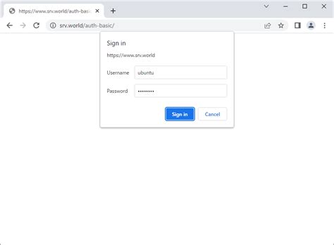 Ubuntu 2204 Lts Nginx Basic Authentication Server World