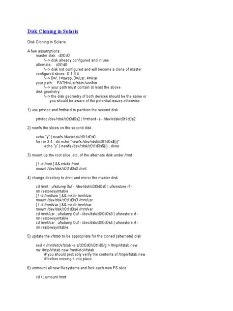 disk cloning in solaris pdf file system utility software