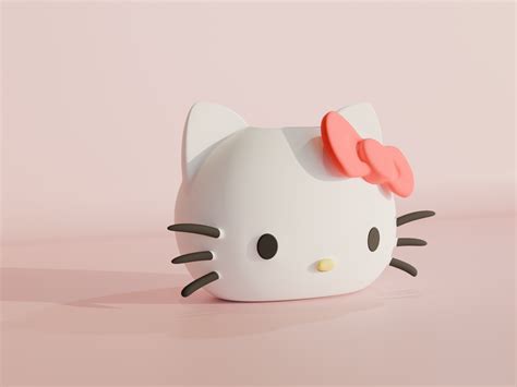 Hello Kitty Pencil Holder By Chaps Lab Makerworld Download Free 3d