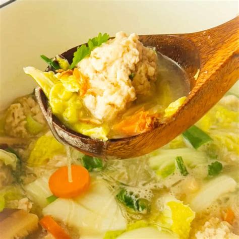 Thai Glass Noodle Soup Gaeng Jued Woon Sen Sticky Rice Thai Kitchen