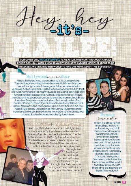 Hailee Steinfeld It Girl June 2023 Famousfix