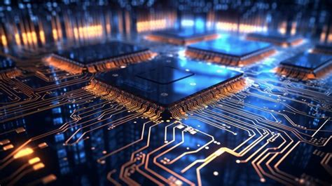 Premium Photo Close Up Technology Circuit Board