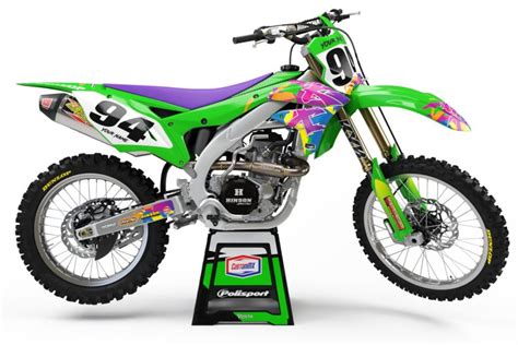 Retro Kawasaki Kx Kxf Graphics Kit Custom Mx The Home Of Semi Custom Graphics