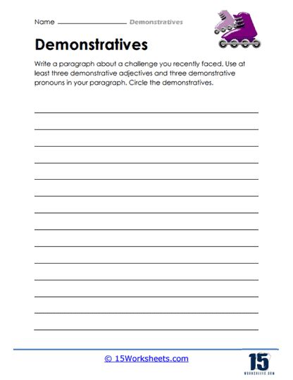 Demonstratives Worksheets 15 Worksheets Library Worksheets Library