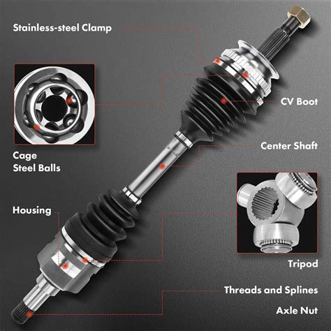 Buy A Premium Cv Axle Shaft Assembly Compatible With Suzuki Sx4 2007
