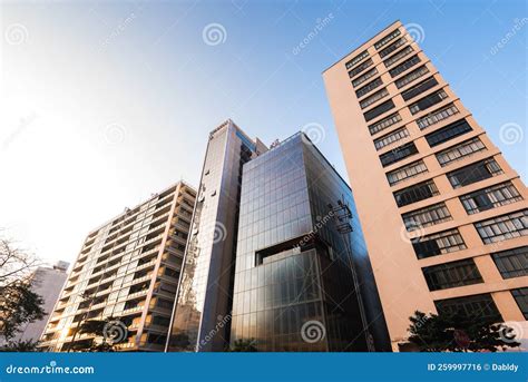Edificios Modernos De La Ciudad De Sao Paulo Foto Editorial Imagen De