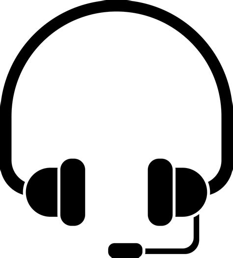 Black And White Support Icon Or Symbol 24253783 Vector Art At Vecteezy