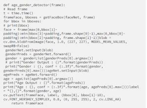 Real Time Age Gender Detection Using OpenCV Folio AI Blog