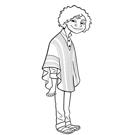 Coloriage Encanto Camilo à imprimer